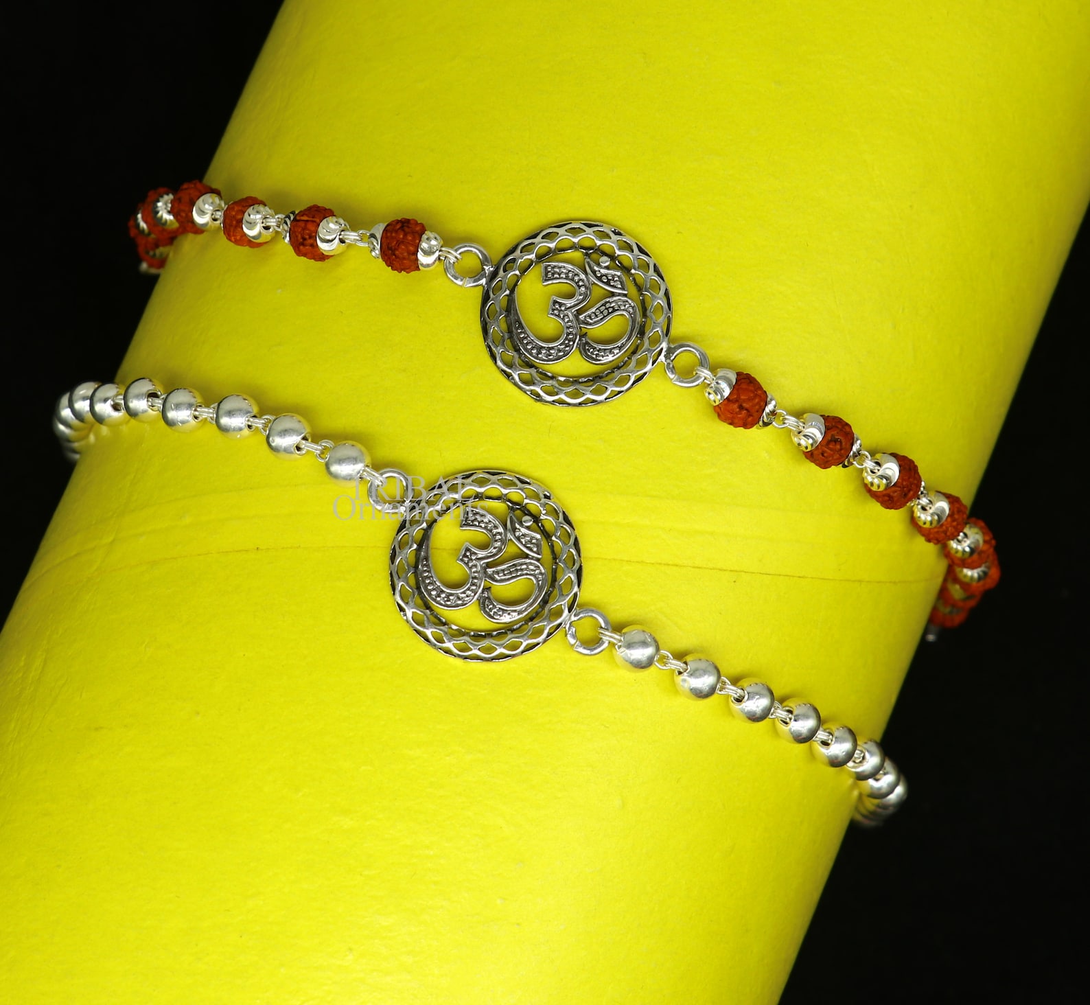 Divine Aum or OM Rakhi 925 Sterling Silver Rakhi Bracelet - Etsy