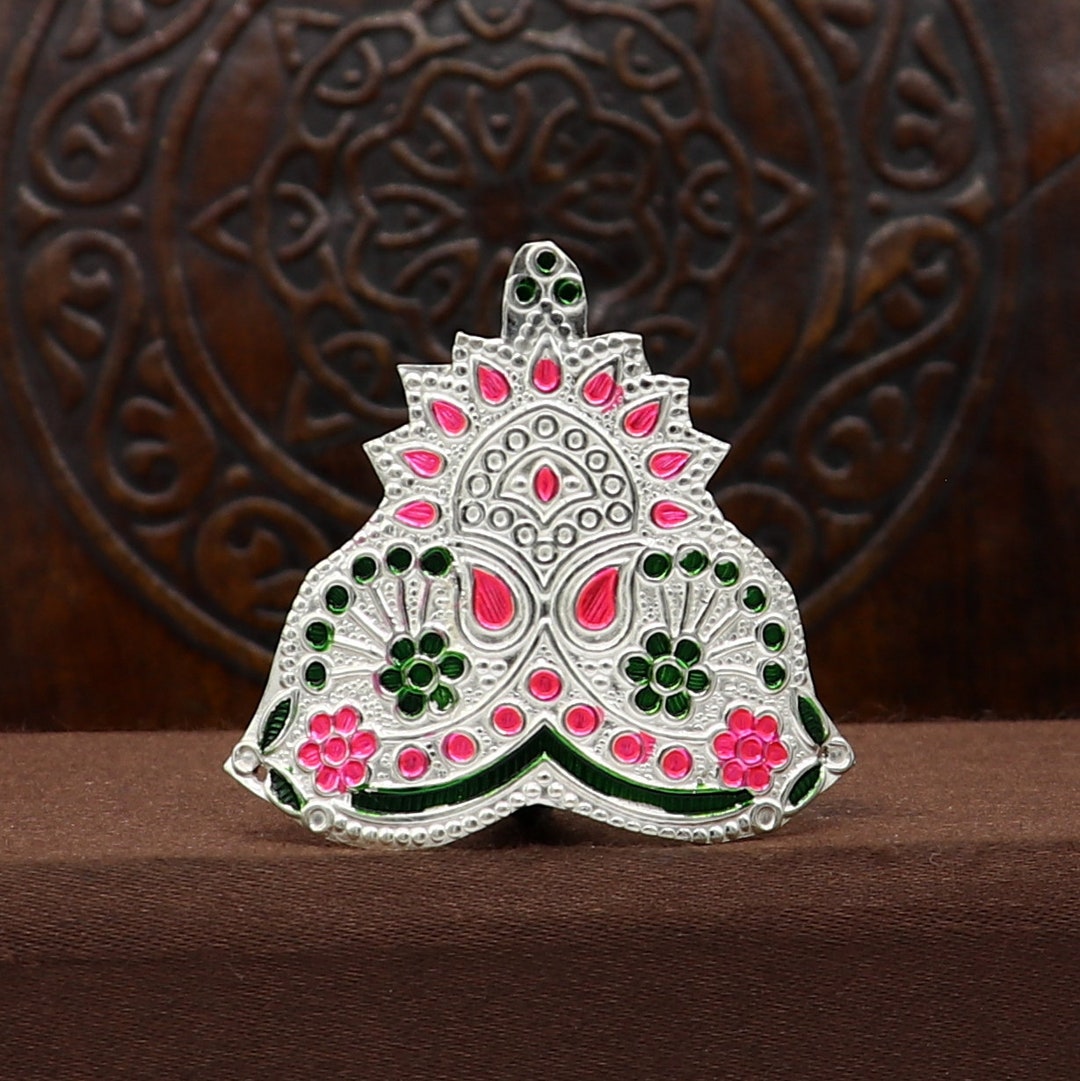 925 Sterling Silver Vintage Antique Design Mukut crown, Amazing ...