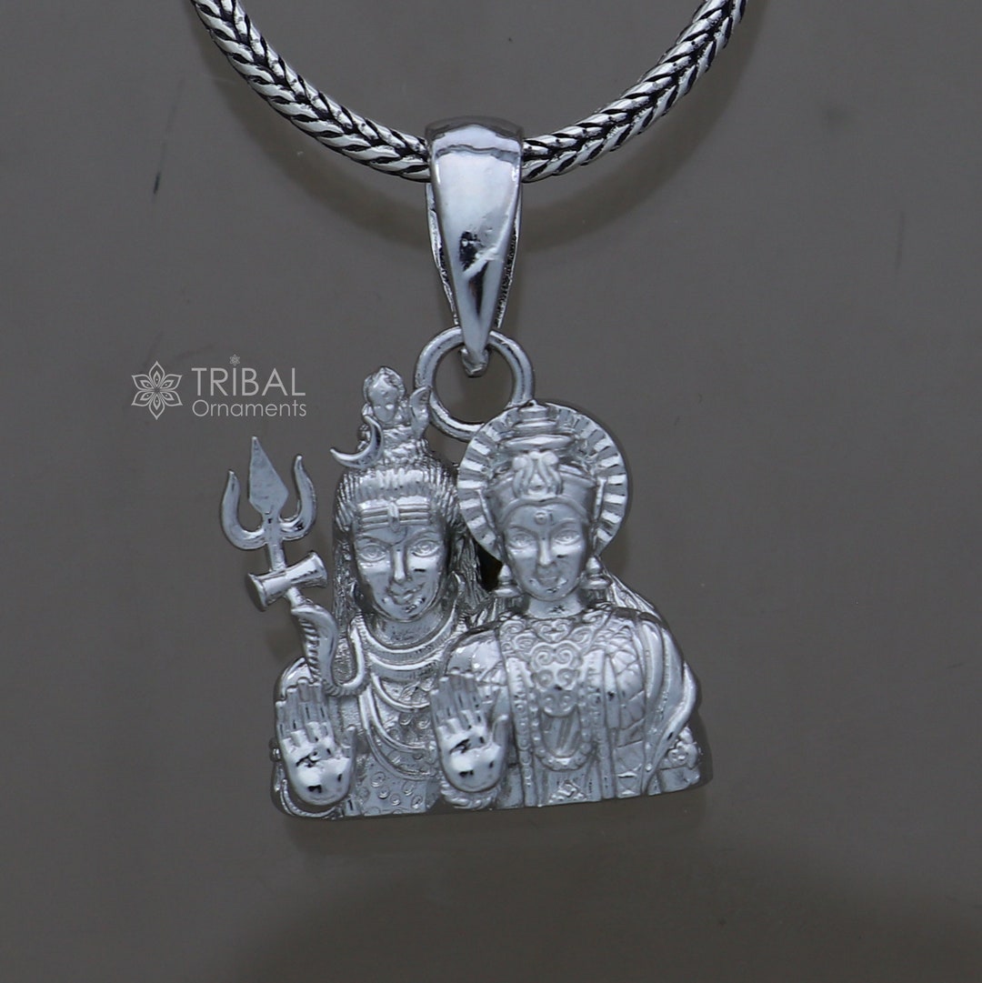 925 Sterling Silver Lord Shiva and Parwati Maa/ Gori Maa , Amazing ...