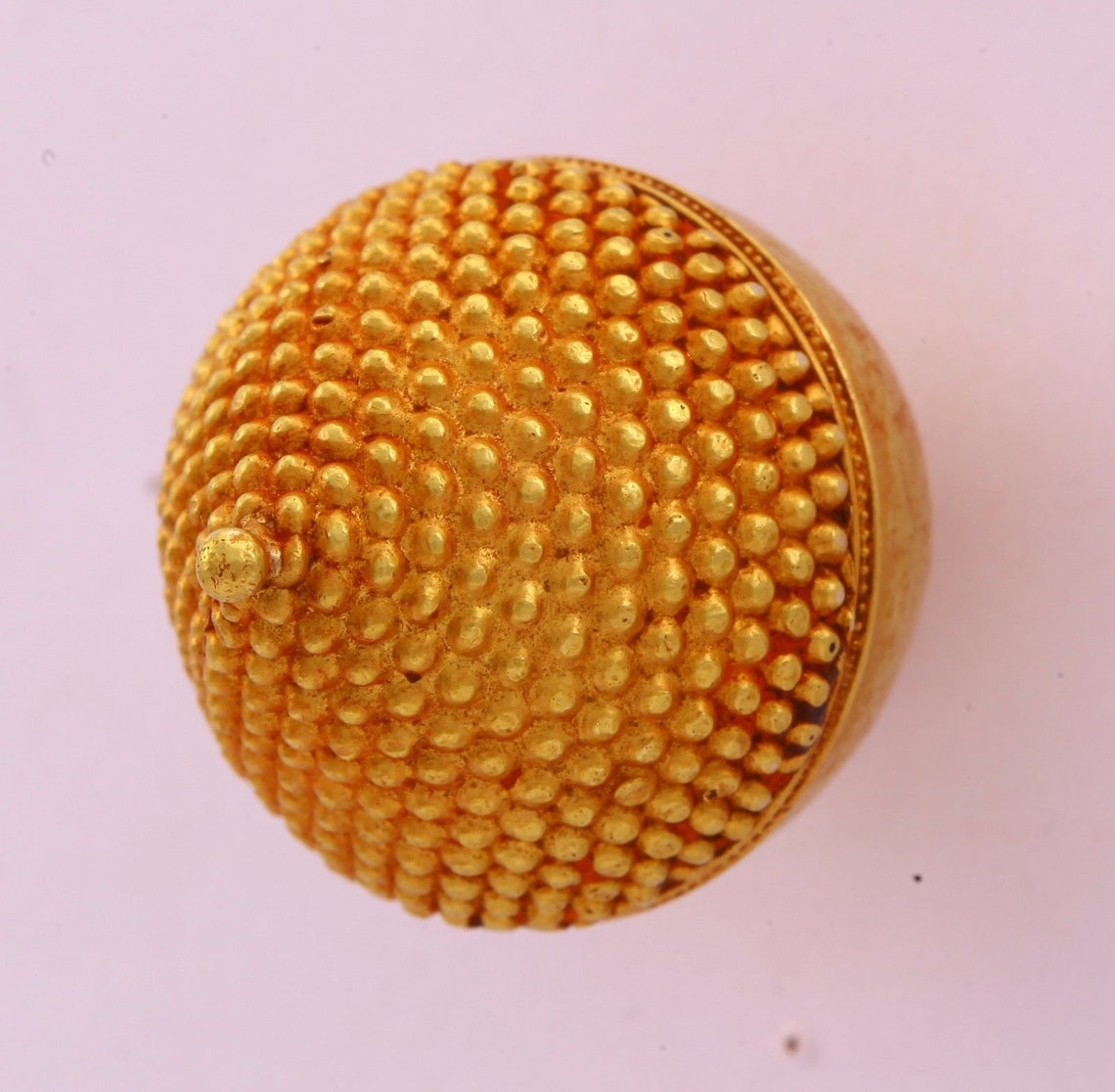 Vintage Traditional Rajasthani 20k Yellow Gold Rakhadi Head - Etsy