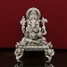 925 Sterling Silver Handmade Lord Ganesha Statue Sculpture or - Etsy