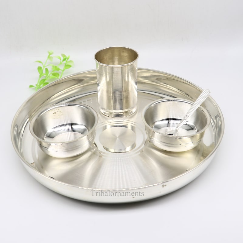 Pure Silver Dinner Plates - Etsy