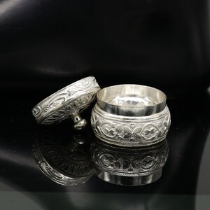 925 Sterling Silver Unique Antique Design Handmade Brides Eyes Kajal ...