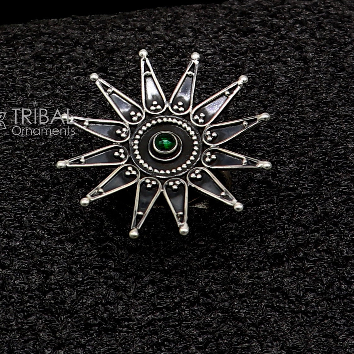 925 Sterling Silver Indian Cultural Handmade Silver Vintage Unique ...