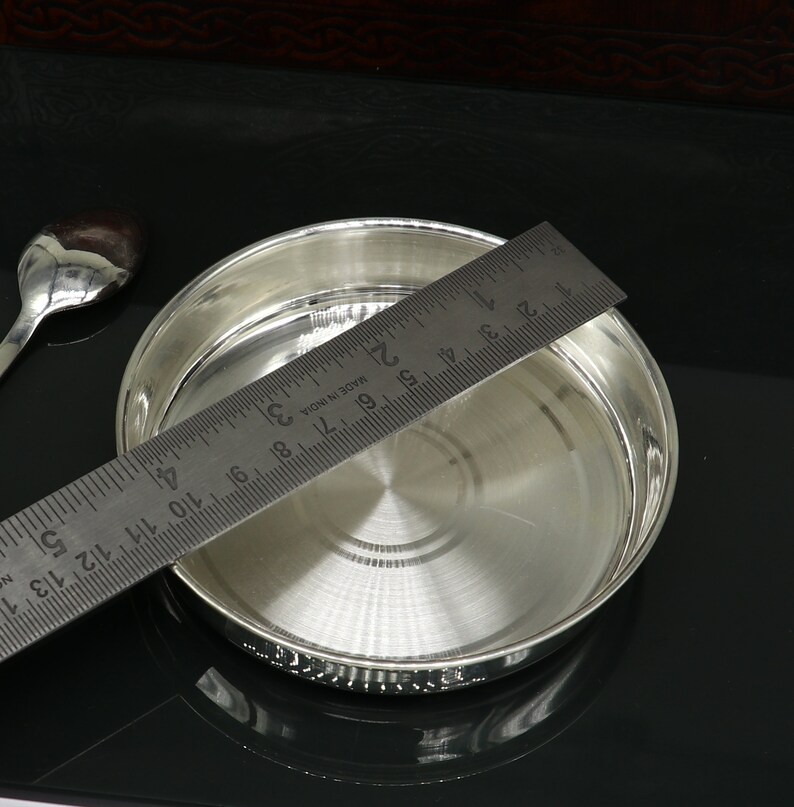 999 Fine Solid Silver Tray or Plate Silver Vessel Silver - Etsy