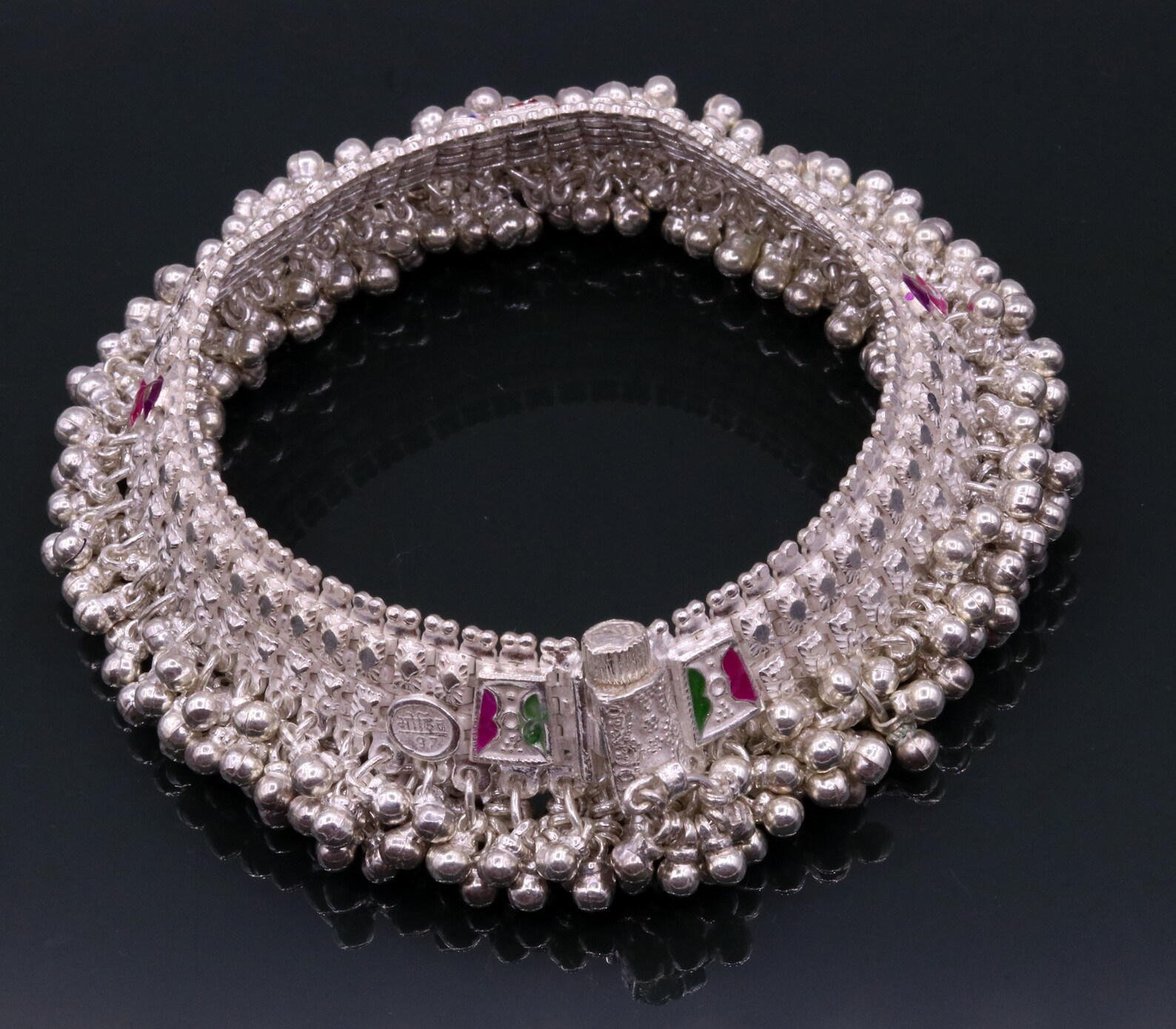 Vintage Design Handmade Solid Silver Heavy Anklet Excellent - Etsy