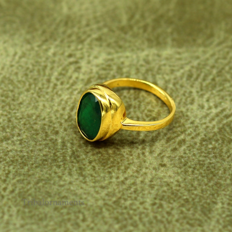 22kt Gold Stone Rings - Etsy