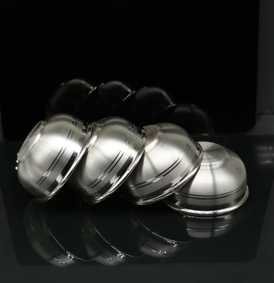 999 Fine Silver Bowl/tray Set , Silver Vessel, Silver Baby Utensils ...