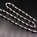925 Silver Handcrafted Black Basil Rosary Beads With Silver Beads ...