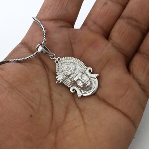 925 Sterling Silver Khatu Shyam Pendant/ Lord Krishna, Amazing Divine ...