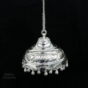 Solid Silver God Chattar or Chhatra, Silver Umbrella God Temple Art ...