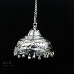 Solid Silver God Chattar or Chhatra, Silver Umbrella God Temple Art ...