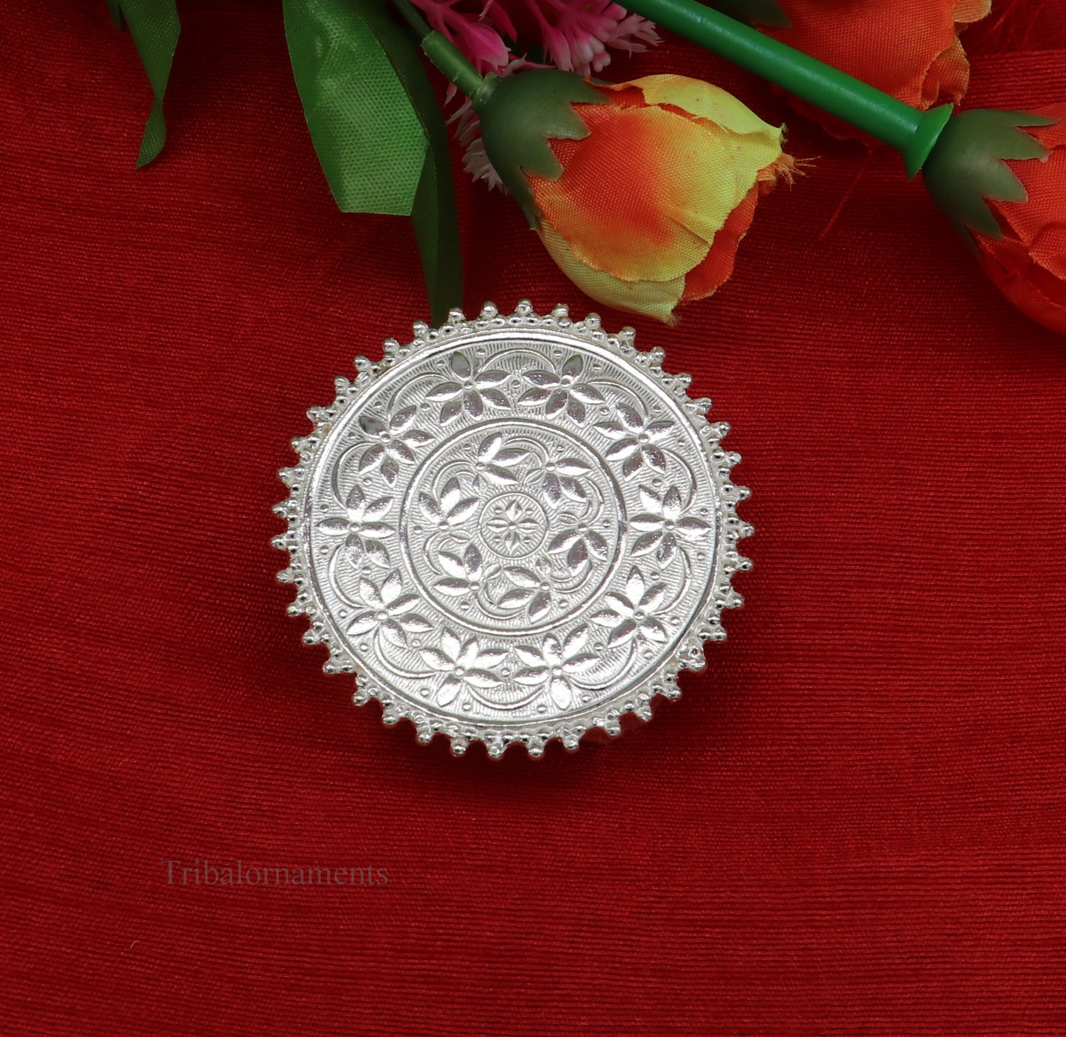 Vintage Design Sterling Silver Handmade Customize Small Vintage Design Sterling Silver Handmade Customize Small
