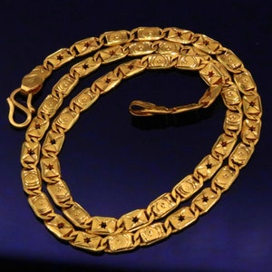 18/20/22/24 Inches Long All Size Handmade 22karat Yellow Gold 5 Mm Wide ...