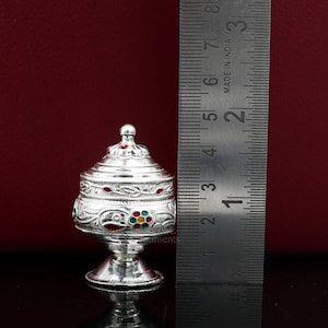 925 Sterling Silver Unique Antique Design Handmade Brides Eyes Kajal ...