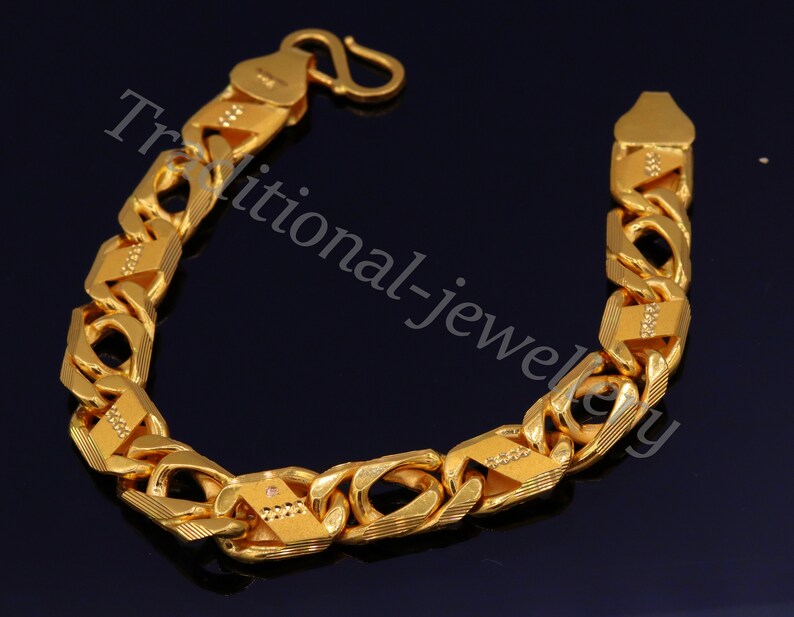 Traditional Navabi Chain Style 22kt Yellow Gold Handmade - Etsy