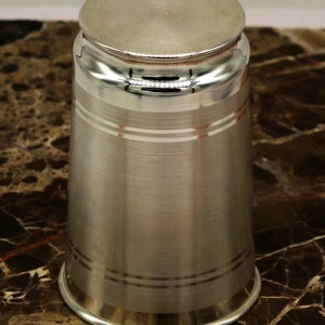Pure 999 Fine Silver Handmade Vessels, Water/milk Glass Tumbler, Silver ...