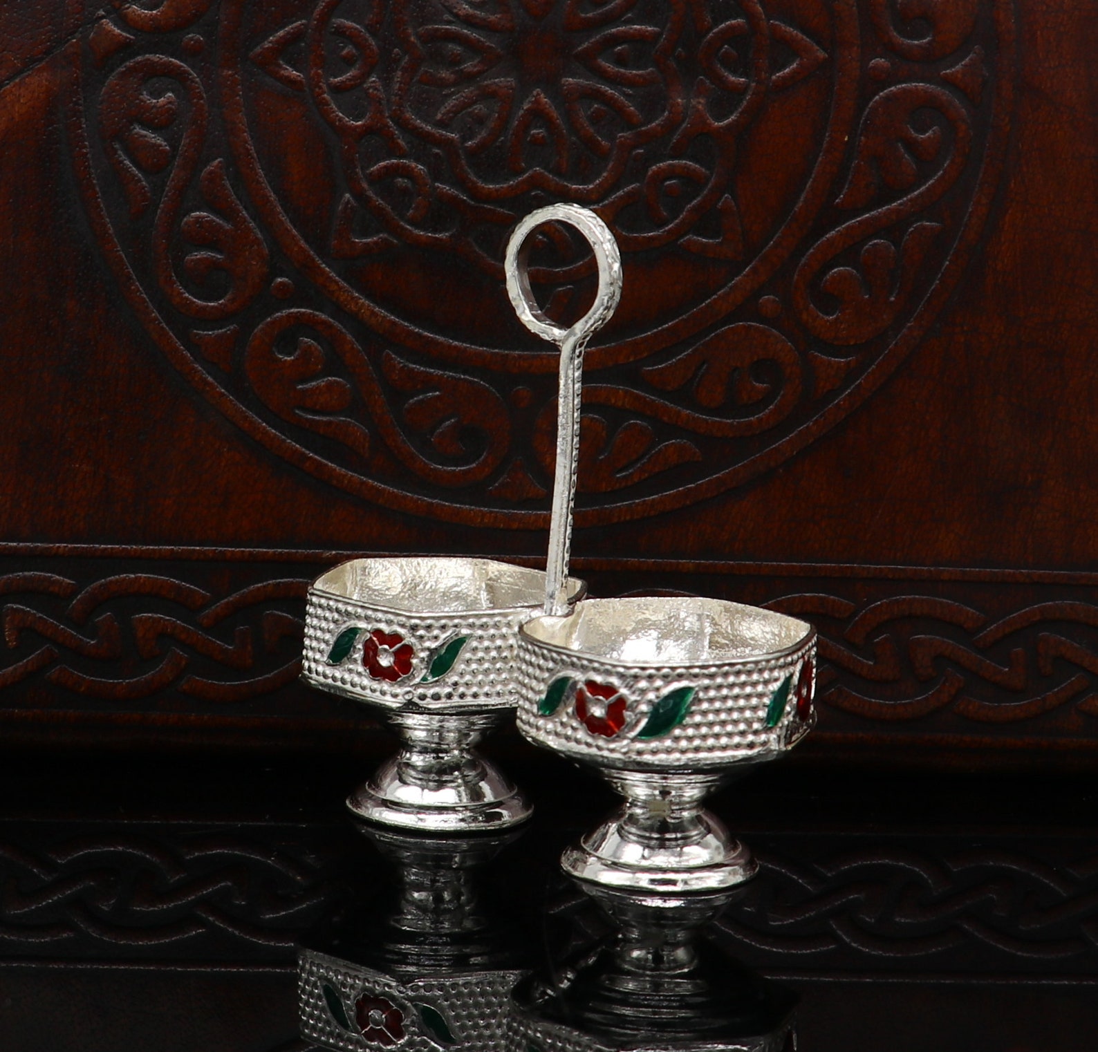 925 Sterling Silver Handmade Customized Work Puja Utensils - Etsy