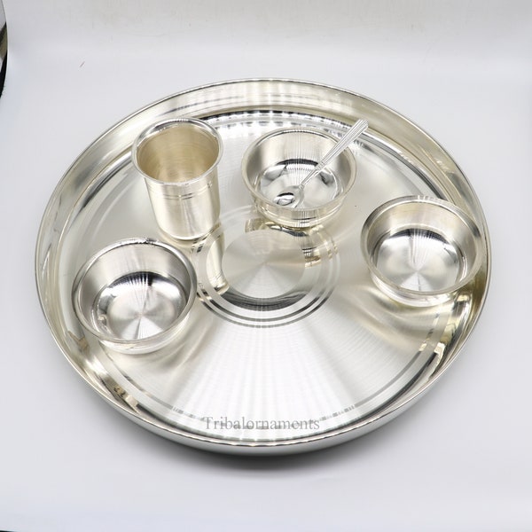 Pure Silver Dinner Plates - Etsy