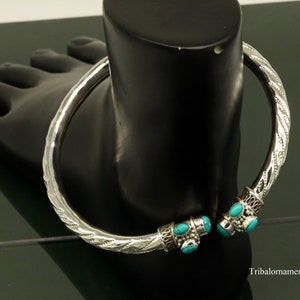 Vintage Antique Style 925 Sterling Silver Handmade Foot Kada Anklet ...