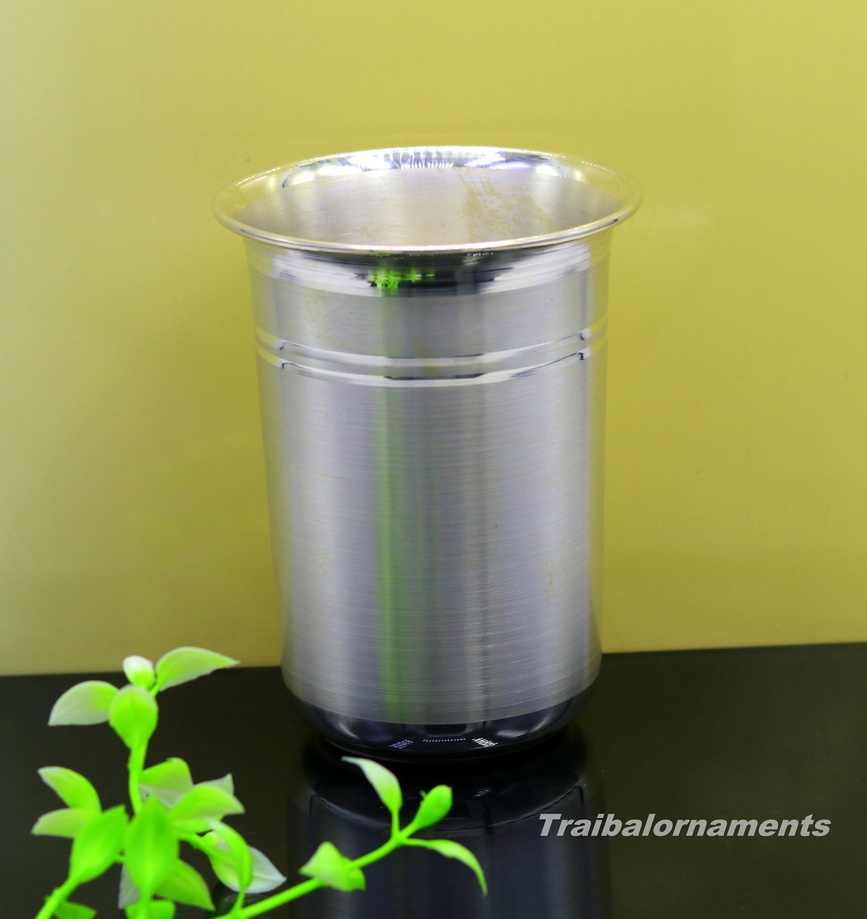 Pure 999 Fine Silver Handmade Vessels, Water/milk Glass Tumbler, Silver ...