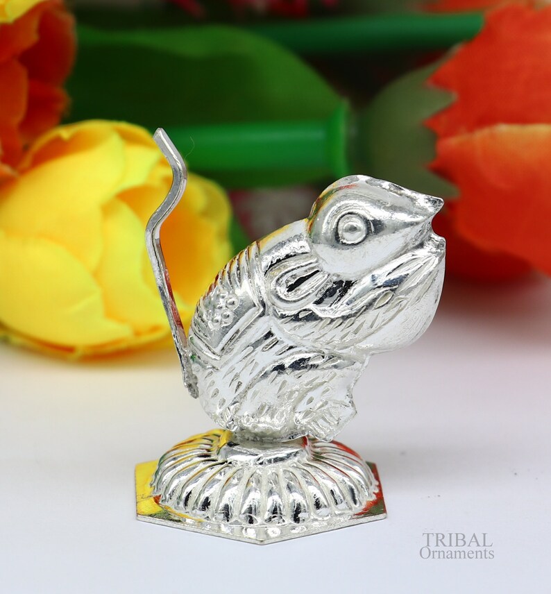 Lord Ganesha Vahan Mushak Maharaj Sterling Silver Handmade - Etsy Australia