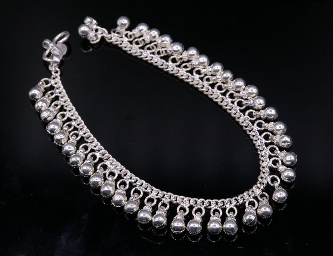 Vintage Antique Style Sterling Silver Handmade Solid Chain - Etsy