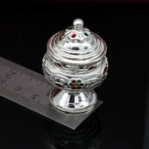 925 Sterling Silver Unique Antique Design Handmade Brides Eyes Kajal ...