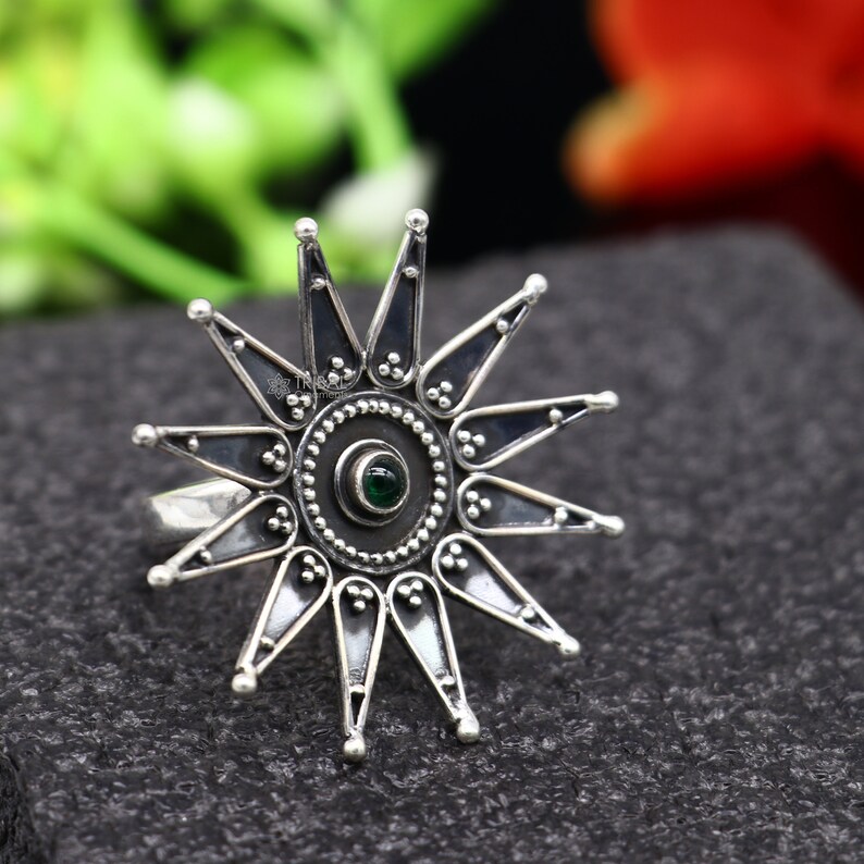 925 Sterling Silver Indian Cultural Handmade Silver Vintage Unique ...