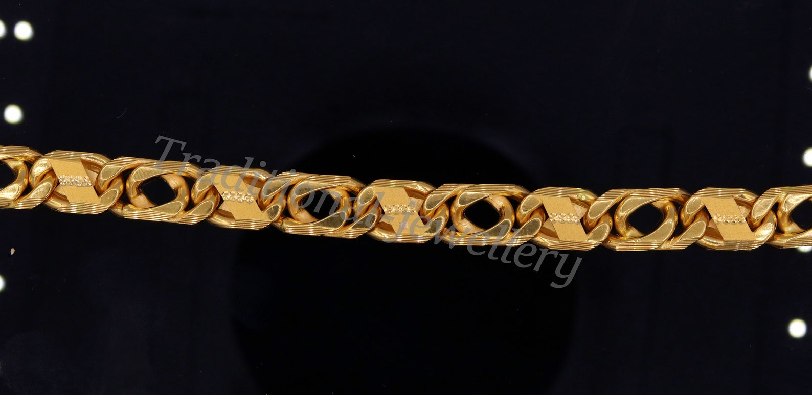 Traditional Navabi Chain Style 22kt Yellow Gold Handmade - Etsy