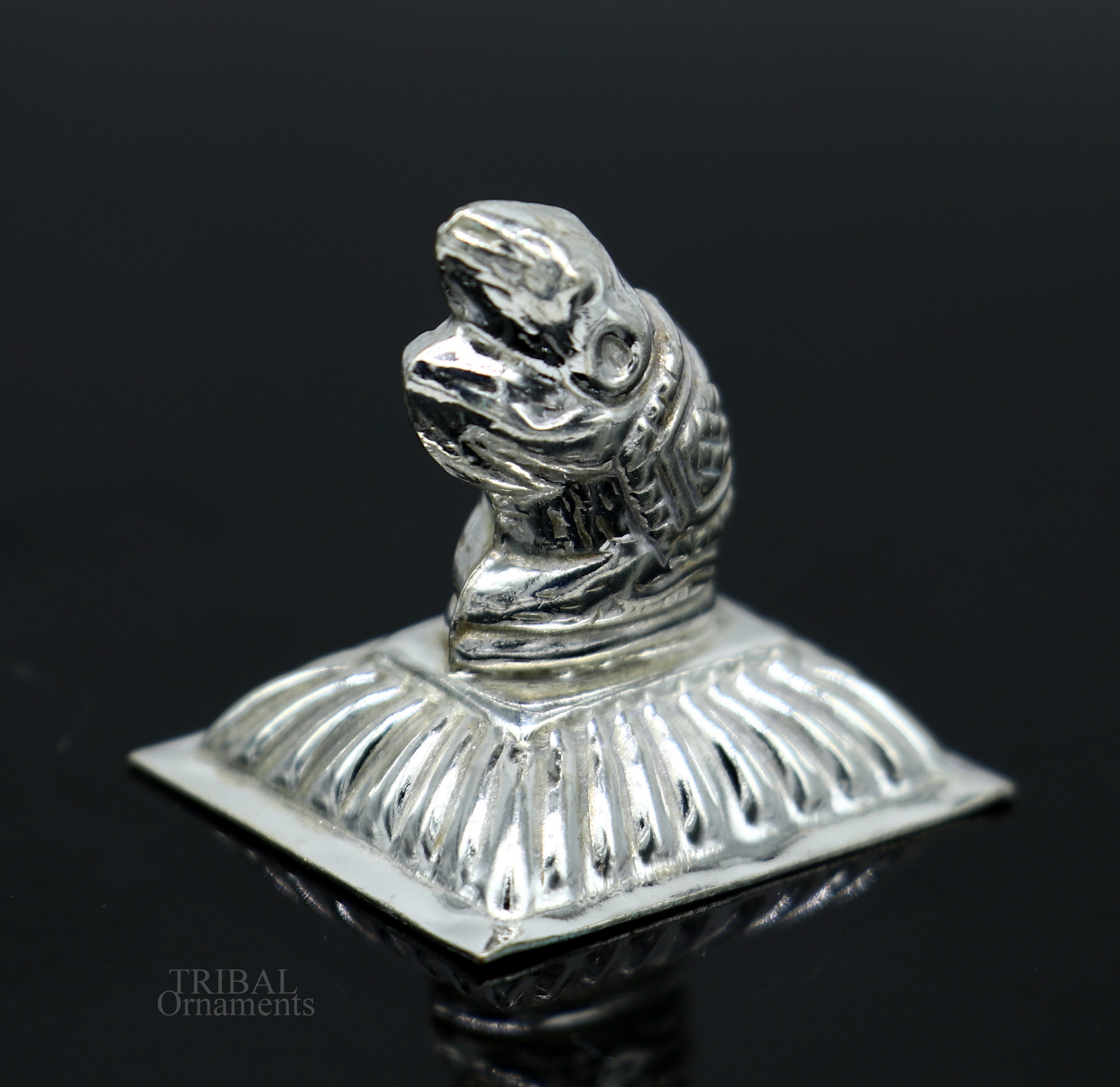 Lord Ganesha Vahan Mushak Maharaj Sterling Silver Handmade Small ...