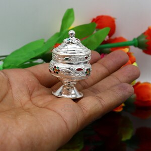 925 Sterling Silver Unique Antique Design Handmade Brides Eyes Kajal ...