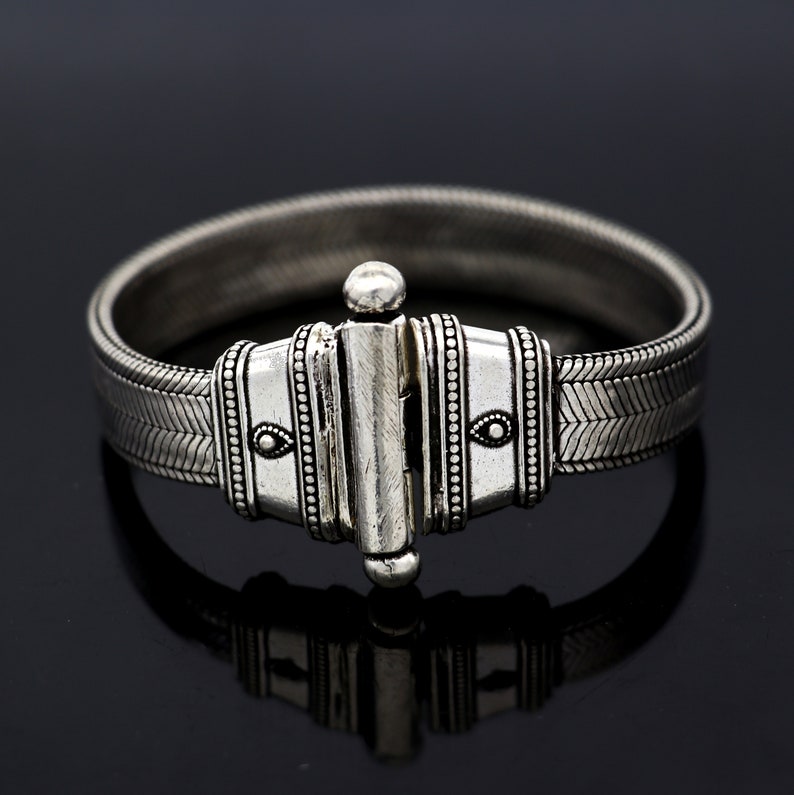 Vintage Style 12MM Solid 925 Sterling Silver Handmade Gorgeous Wheat ...