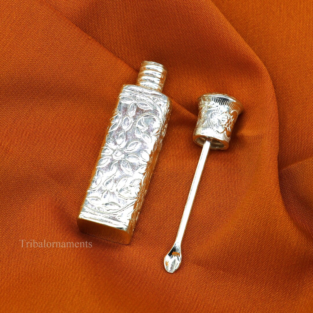 Vintage Floral Design Royal Bridal Queen 925 Sterling Silver Trinket ...