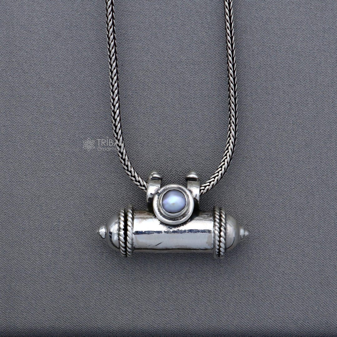 925 Sterling Silver Handmade Vintage Customized Design Amulet Pendant ...