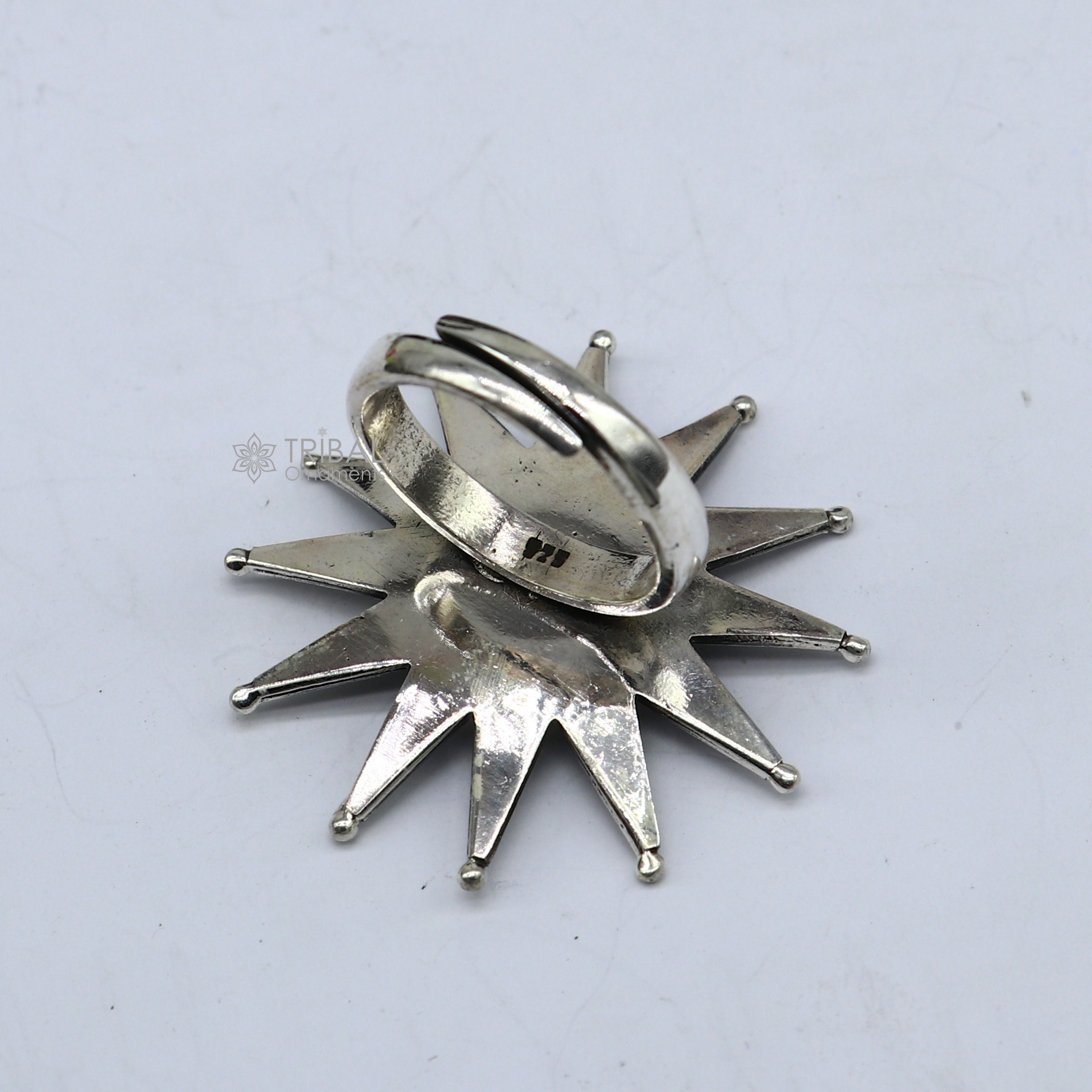 925 Sterling Silver Indian Cultural Handmade Silver Vintage Unique ...