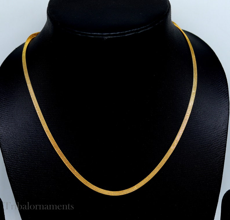 Handmade 22kt Yellow Gold Multi Box Chain Custom Work Highway Chain ...