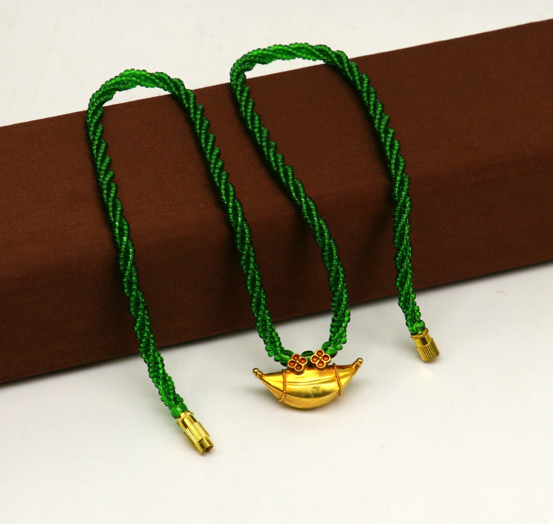 20 Kt Yellow Gold Handmade Amulet Pendant Fabulous Vintage - Etsy