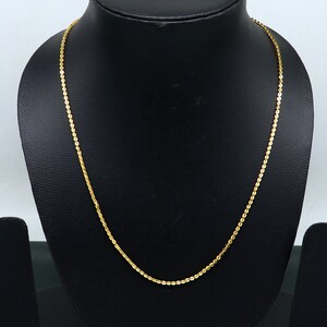 22kt Yellow Gold Sitara Chain, Rolo Chain, Fabulous Customized Girl's ...