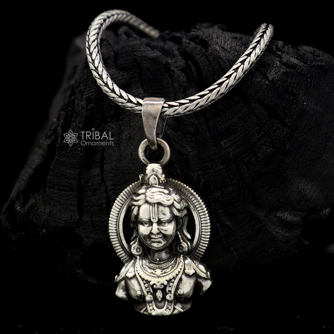 925 Sterling Silver Lord Rama Pendant, Ram Lalla Pendant Nsp788 - Etsy
