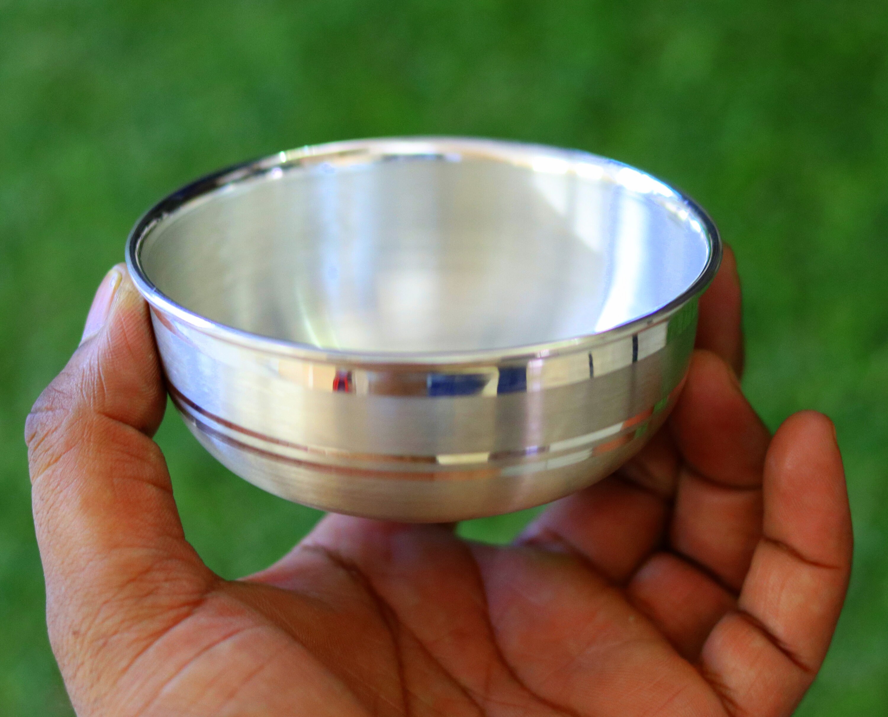 Handmade Pure 999 Fine Silver Bowl Excellent Silver Utensils | Etsy