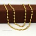 22kt Yellow Gold 3mm Basil Rosary(tulsi) Chain Necklace, Gorgeous ...