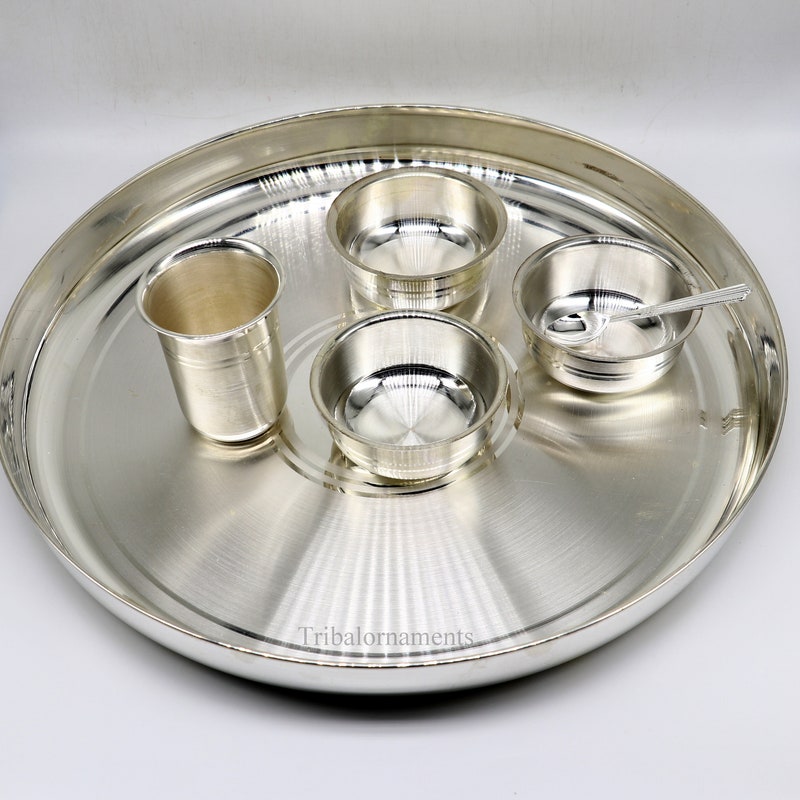 Pure Silver Dinner Plates - Etsy