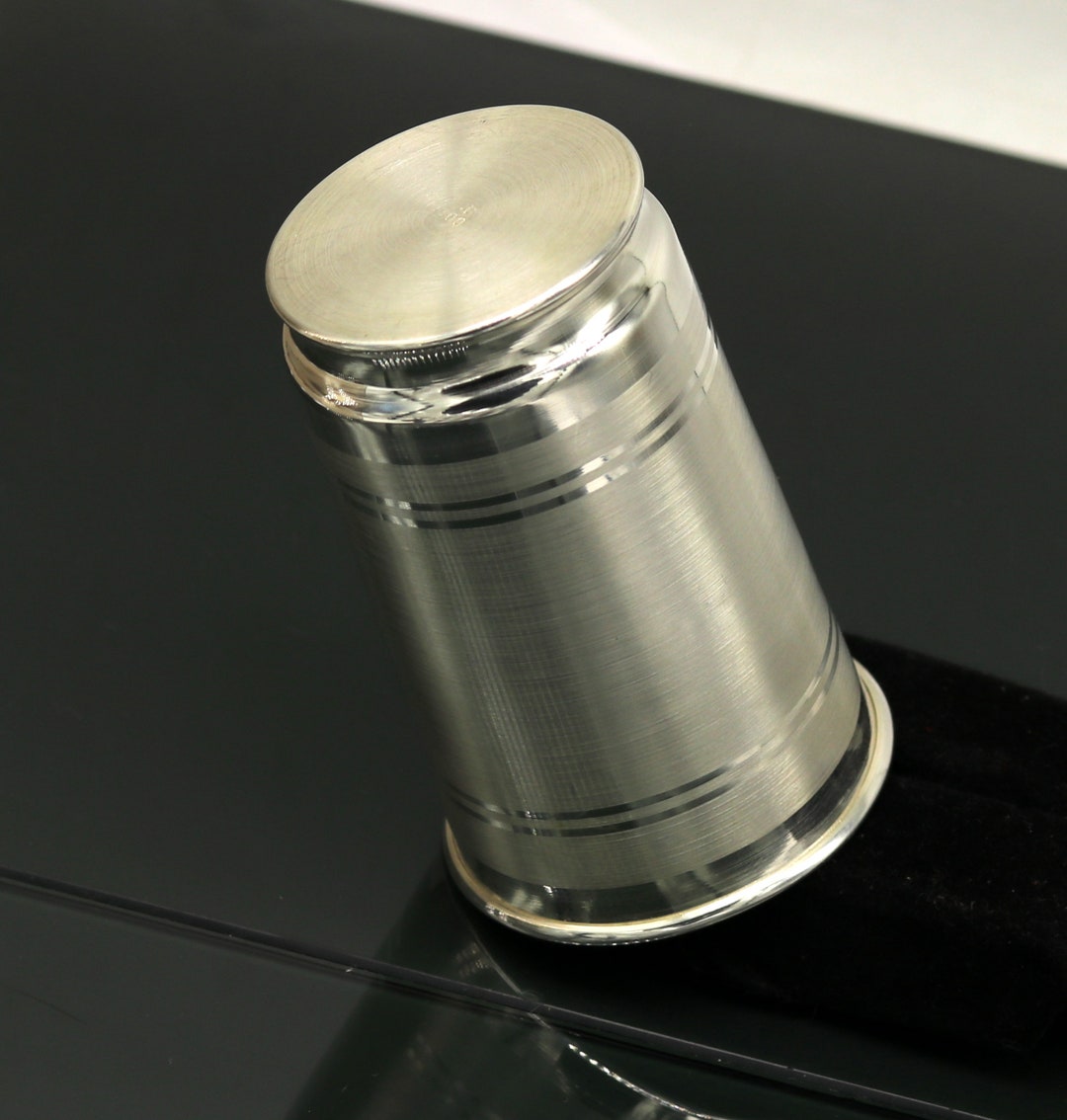 Pure 999 Fine Silver Handmade Vessels, Water/milk Glass Tumbler, Silver ...