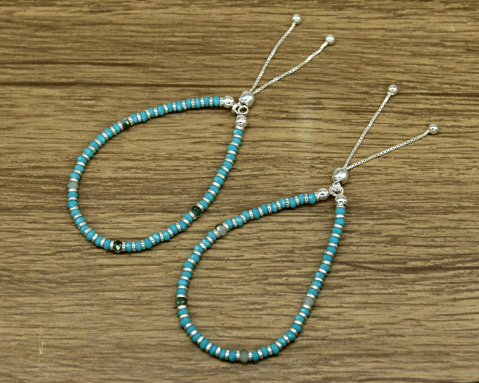 7 long 925 sterling silver gorgeous blue quartz beaded | Etsy