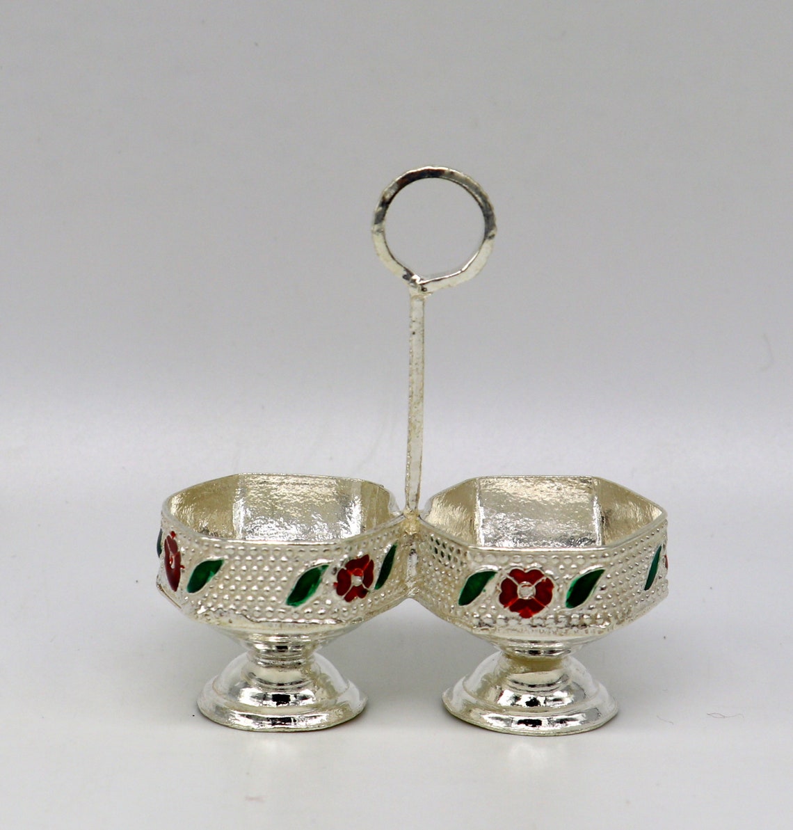 925 Sterling Silver Handmade Customized Work Puja Utensils - Etsy