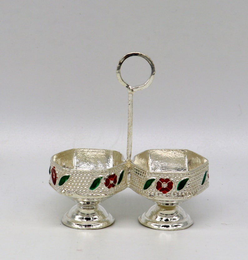 925 Sterling Silver Handmade Customized Work Puja Utensils - Etsy