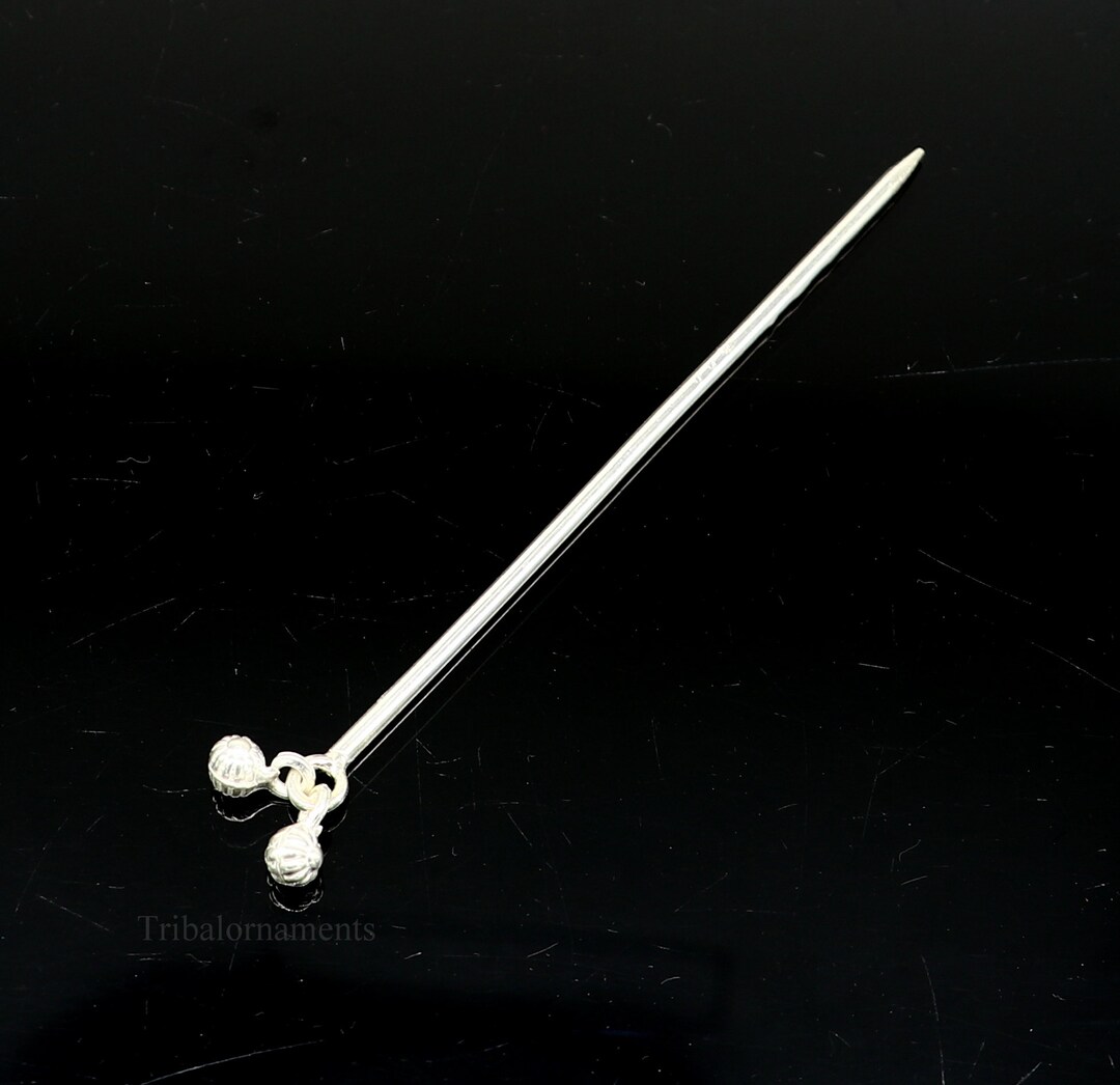 4 Inches Long Handmade Solid Sterling Silver Eyeliner Stick, Kajal ...