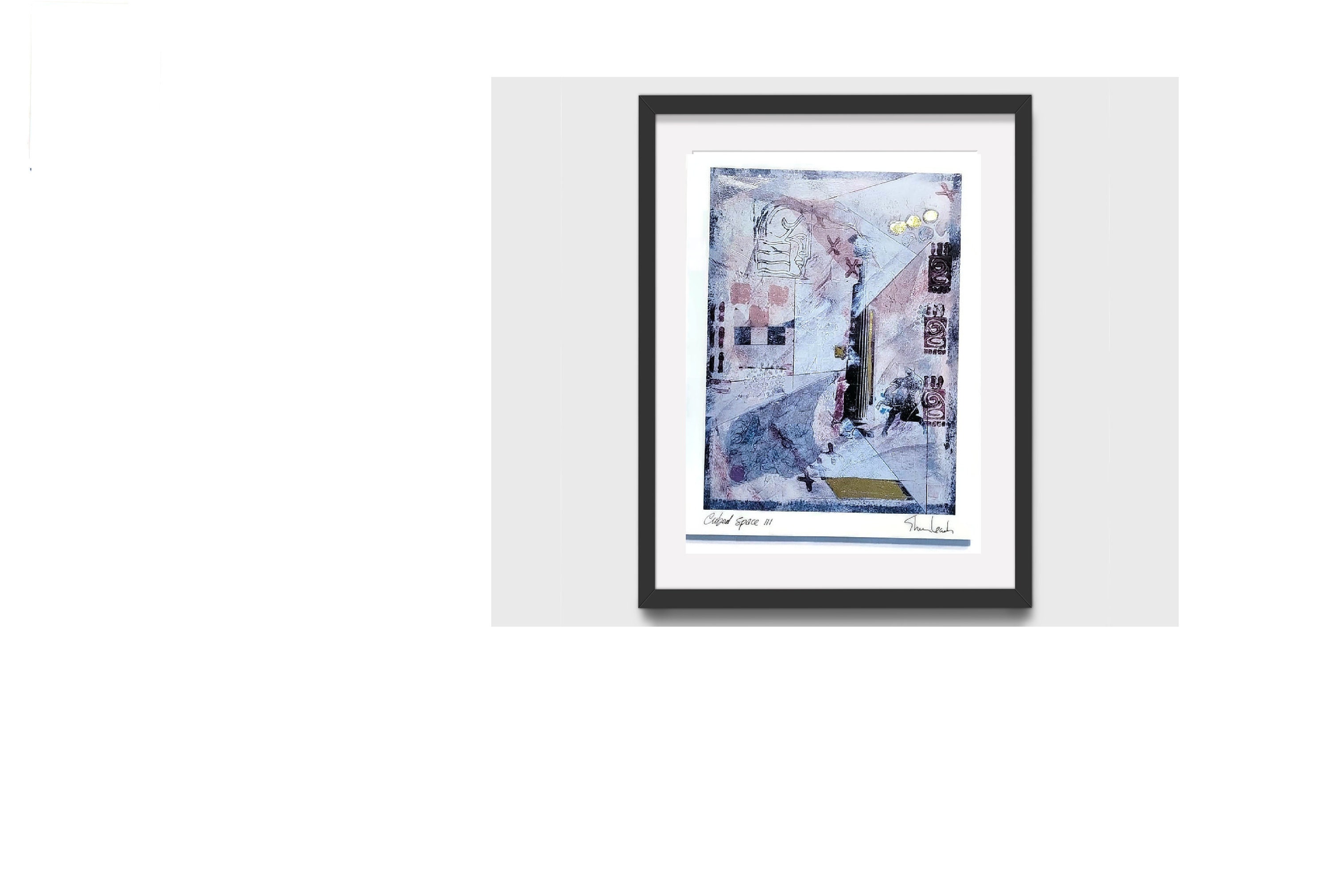 Art Print Signed by Artist Artist: Shawna Leach cubed Spaces Iii Nice ...