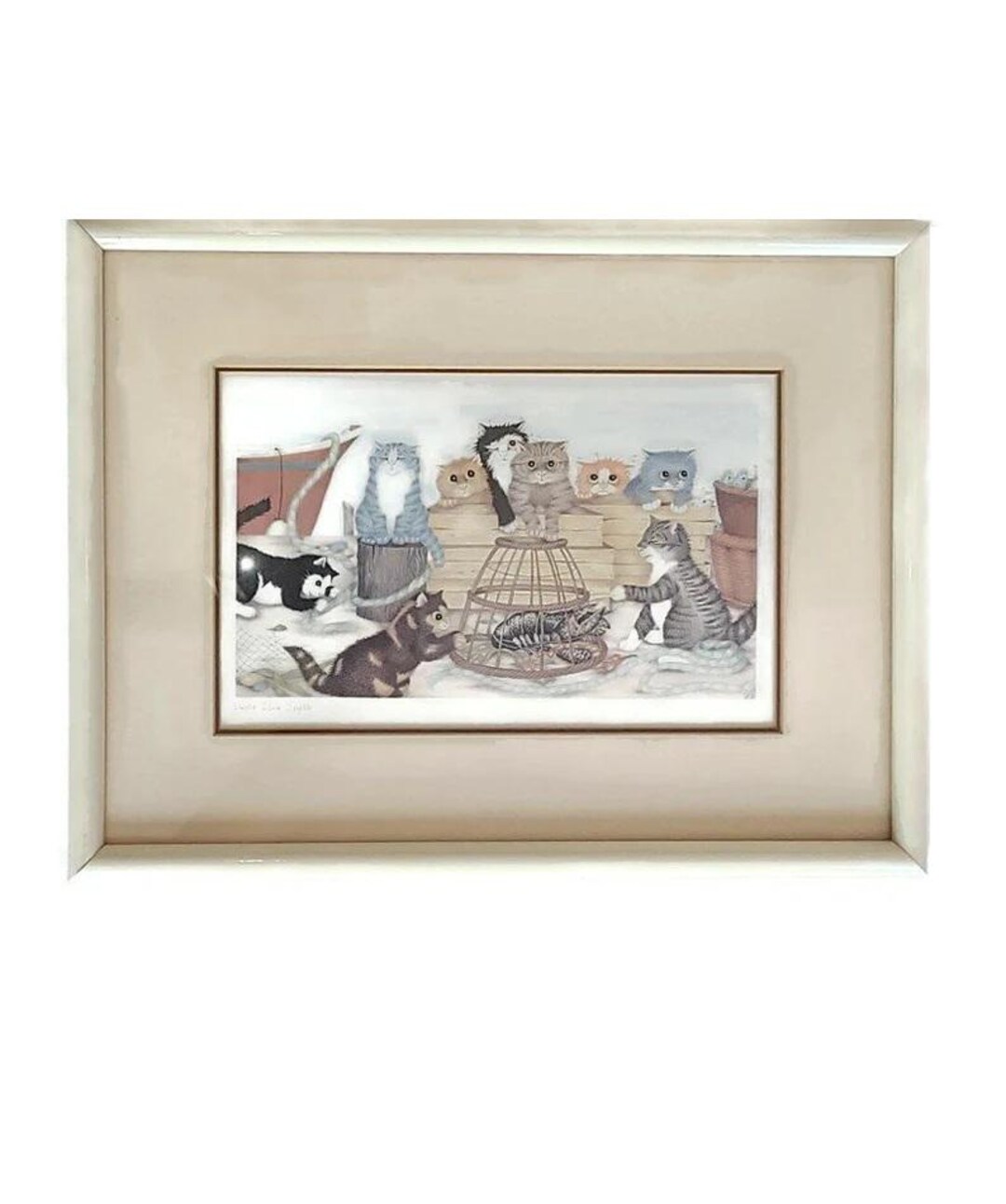 Vintage Linda Jane Smith Signed 'fishers' Cat Print - UK Nostalgic ...